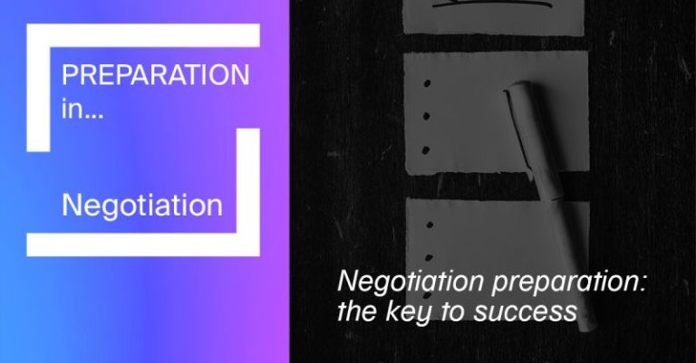 Negotiation Preparation – Key to Success — ENS
